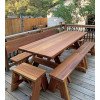 Forever Wood Picnic Tables, Built to Last Decades | Forever Redwood